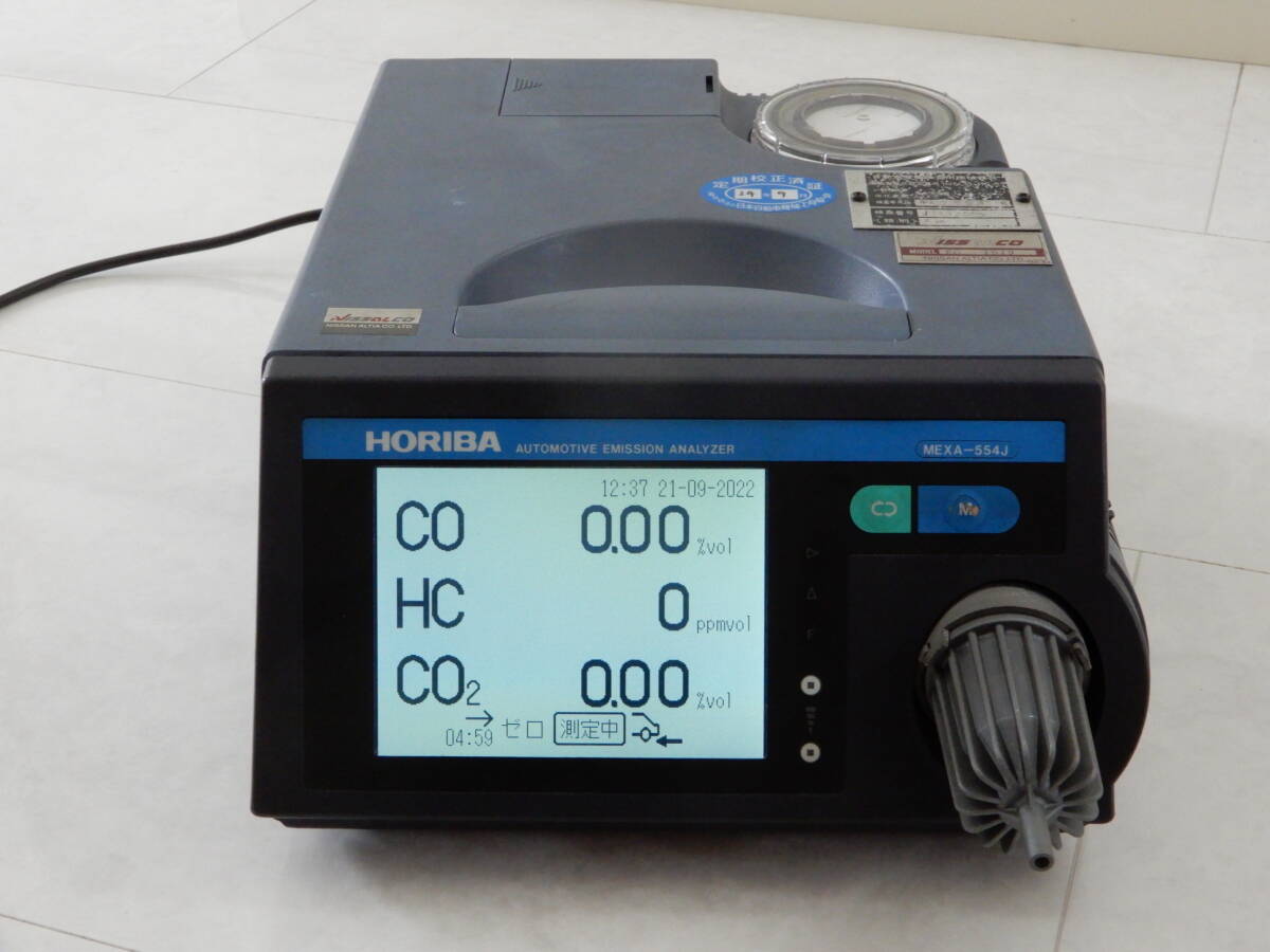 【目立った傷や汚れなし】新規校正証書付 HORIBA CO/HC/CO2 自動車排気ガステスター MEXA-554J 点検整備校正済み 排ガステスター 排ガス測定器 堀場の落札情報詳細 ...