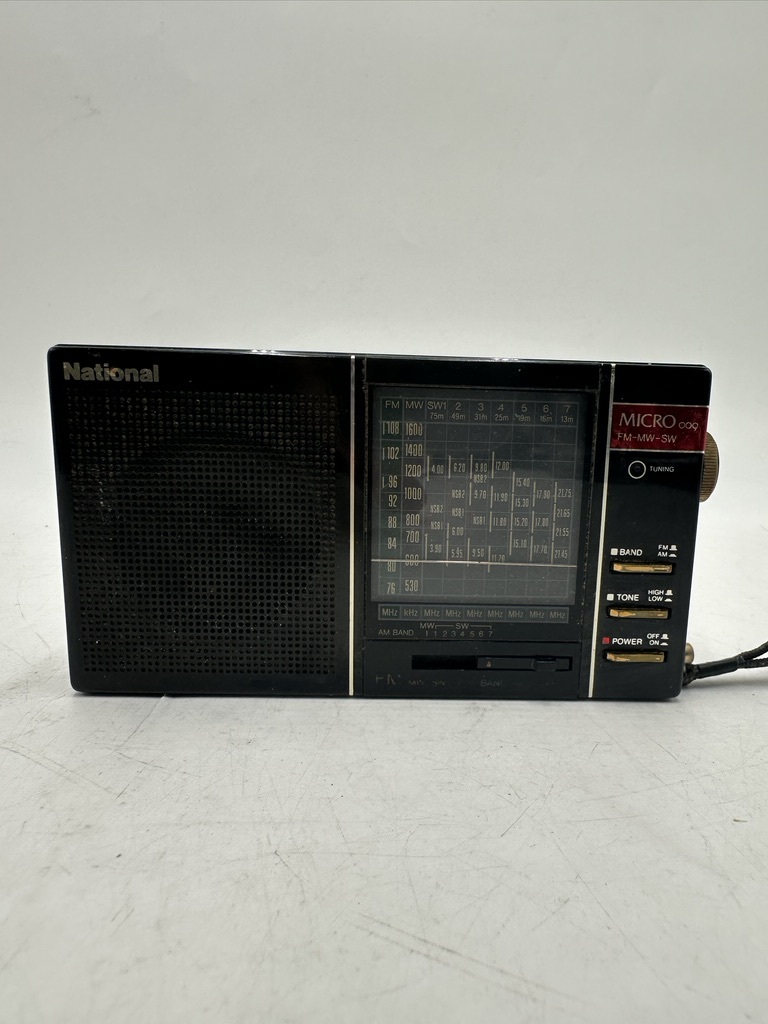 【やや傷や汚れあり】H0802 昭和レトロ National ナショナル MICRO 009 FM-MW-SW RF-009 コンパクト ラジオの落札情報詳細 - Yahoo!オークション落札 ...