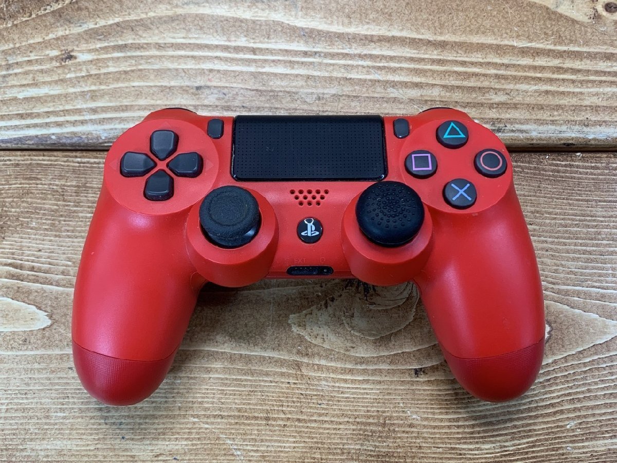 【傷や汚れあり】【OY-4192】PS4 ワイヤレスコントローラー CUH-ZCT2J レッド デュアルショック4 DUALSHOCK6 通電確認済 現状品 東京引取可【千円市場】の落札情報 ...