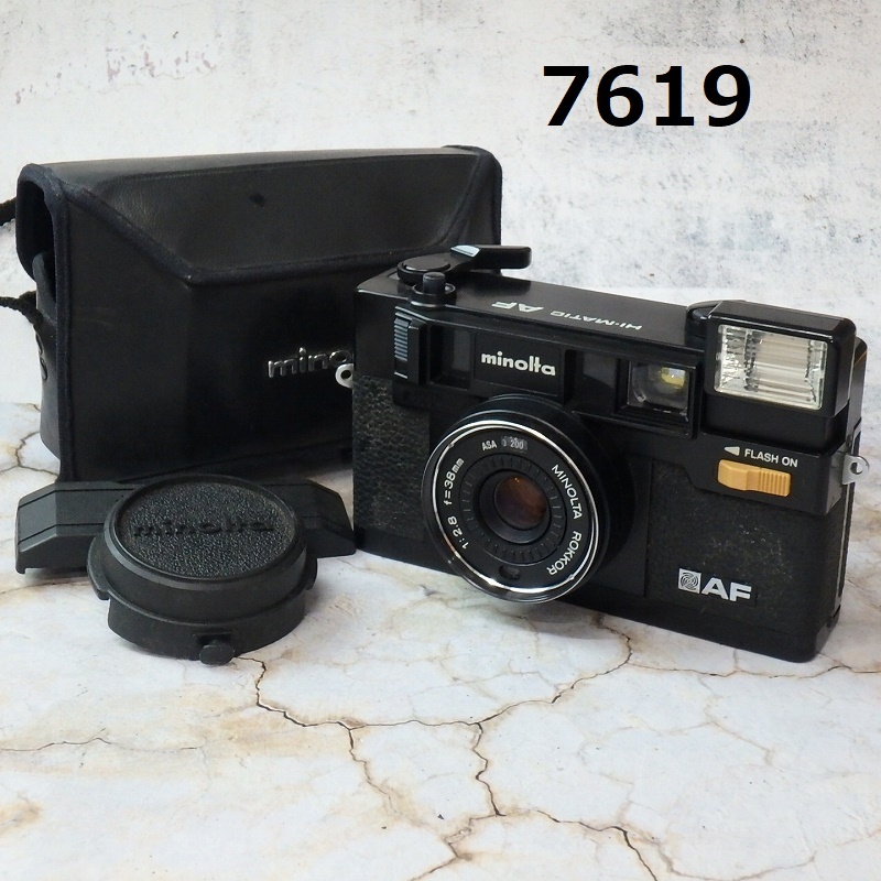 【傷や汚れあり】 FK-7619 MINOLTA HI-MATIC AF 20240925の落札情報詳細 - Yahoo!オークション落札価格 ...