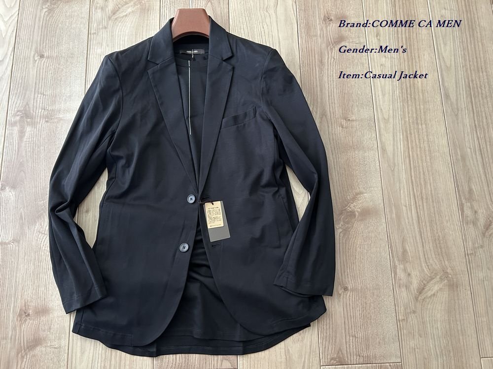 【未使用】新品訳有り COMME CA MEN コムサメン シルケットポンチ ソフトテーラード ジャケット 05ブラック Mサイズ 14JI12 定価36,300円の落札情報詳細 ...