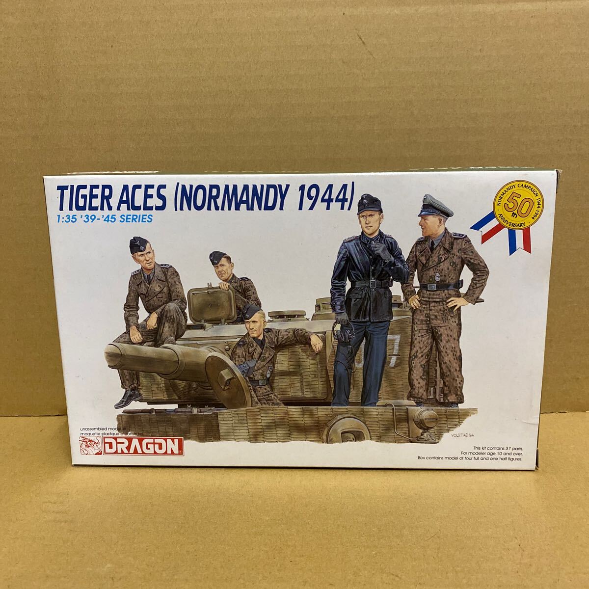 【未使用】未組立 DRAGON ドラゴン 1/35 WW.II ドイツ軍 タイガーエース ノルマンディ1944 TIGER ACES ...