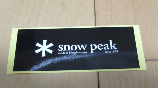 【未使用】★スノーピーク SNOW PEAK ステッカーの落札情報詳細 - Yahoo!オークション落札価格検索 オークフリー