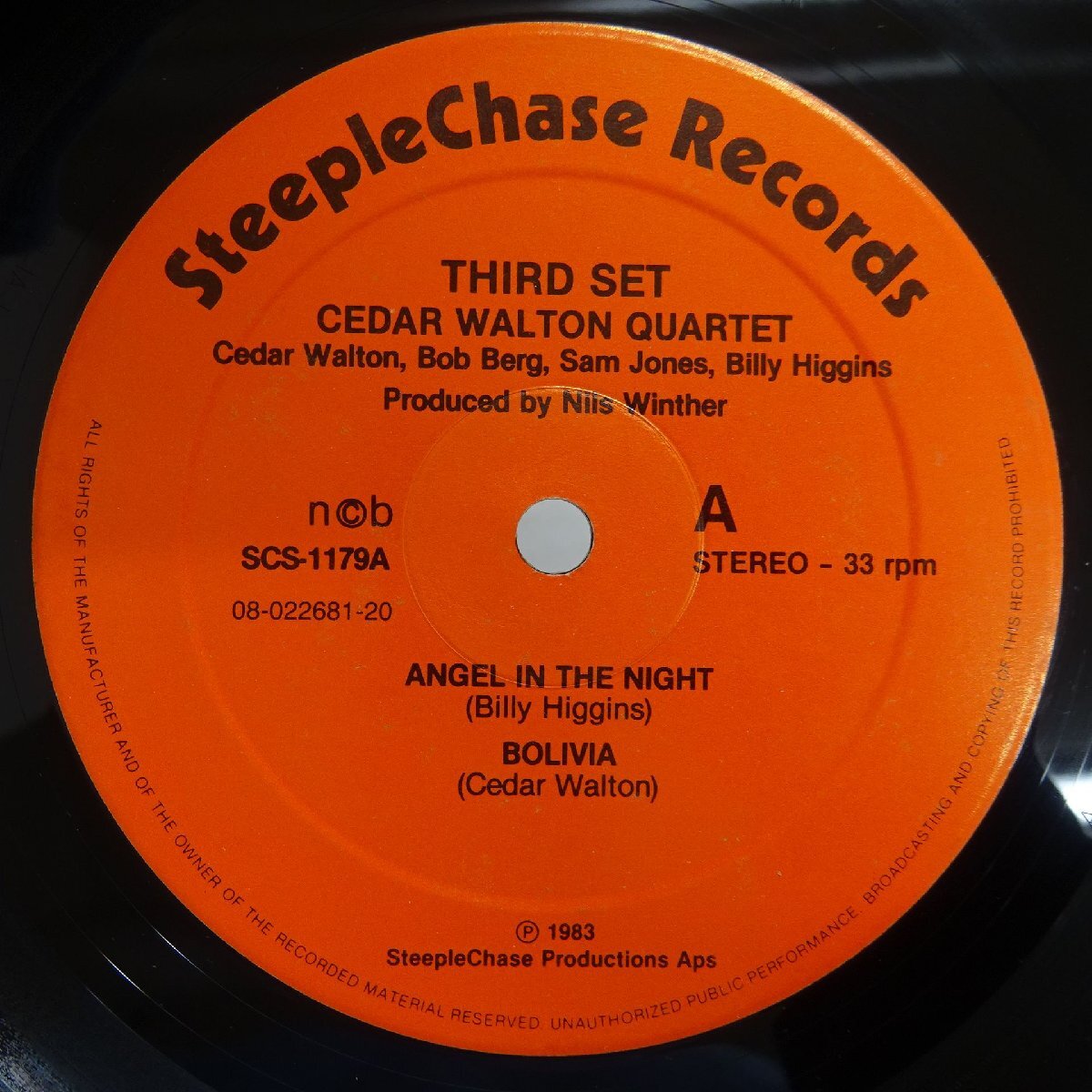 【やや傷や汚れあり】11199217;【Denmark盤/SteepleChase】Cedar Walton Quartet / Third ...