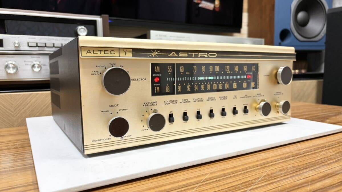 【目立った傷や汚れなし】ALTEC アルテック ASTRO 708A ステレオレシーバー レシーバーアンプ プリメインアンプ メンテナンス品 ...