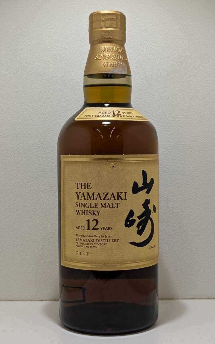 【未使用】【22058】未開栓 山崎 12年 SUNTORY SINGLE MALT WHISKY サントリー シングルモルト ウィスキー 700ml 43％ 自宅保管品の落札情報詳細 ...