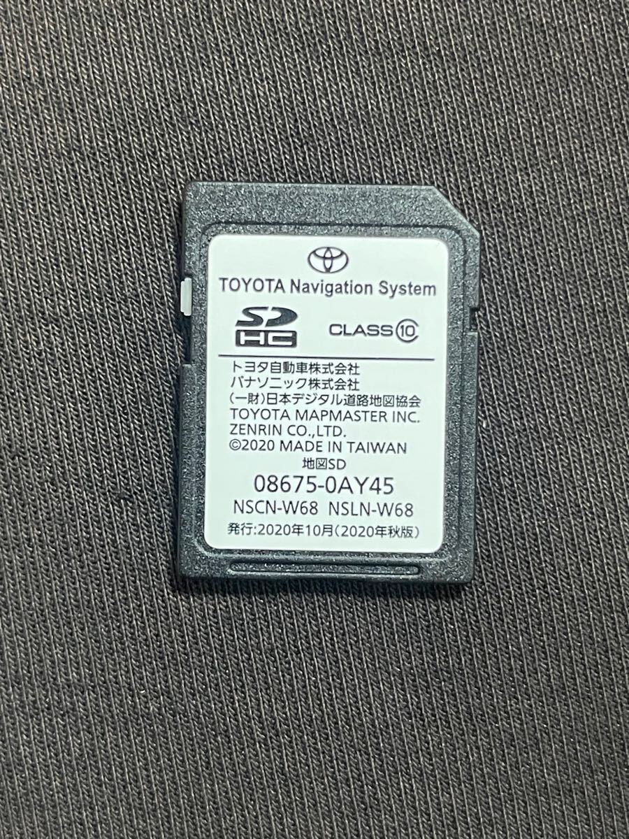 【目立った傷や汚れなし】送料無料 即決 トヨタ純正 08675-0AY45 地図データSD 2020年度秋版 NSCN-W68 NSLN-W68 メモリーナビ 地図SDカードの落札情報詳細 ...