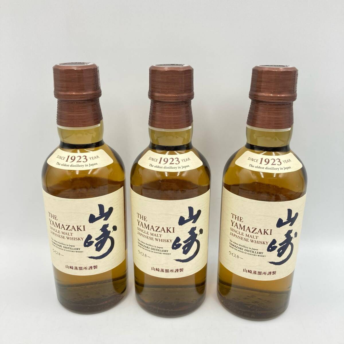 【やや傷や汚れあり】C269★未開栓 山崎 ミニボトル 3点 まとめ商品 容量180ml アルコール分43%の落札情報詳細 - Yahoo!オークション落札価格検索 オークフリー