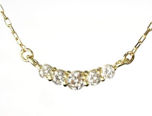 【未使用】【格安】スマイル 豪華 ダイヤモンド ネックレス 0.1ct 18金 K18 K18516 327 2211の落札情報詳細 - Yahoo!オークション落札価格検索 オークフリー