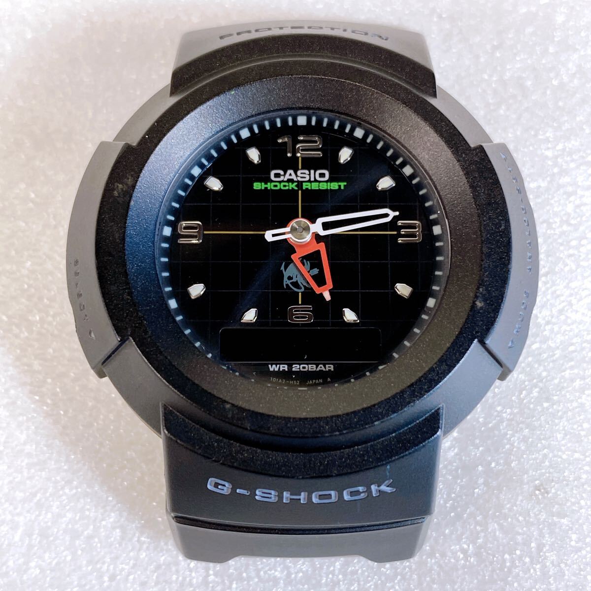 傷や汚れあり Casio カシオ G Shock 1999 Aw 599 ラバーズコレクション デジアナ 腕時計 ベルト付 電池切れ