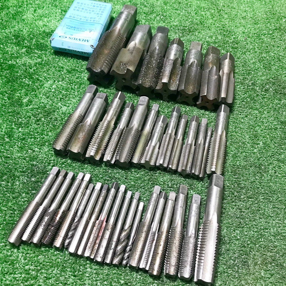 【傷や汚れあり】放蒼c291 ヤマワ 他 タップ/スパイラル 全長約60mm～160mm サイズ(M5×0.8/M10×1.25/M12×1.25/M18×2.5/M38×1.5)等 ★計38 ...