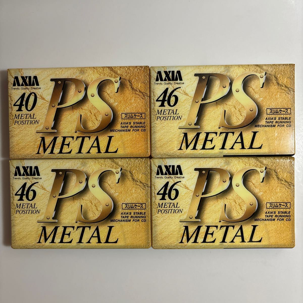 【未使用】カセットテープ メタルテープ AXIA PS METAL 40分1本・46分3本 合計4分の落札情報詳細 - Yahoo!オークション落札価格検索 オークフリー