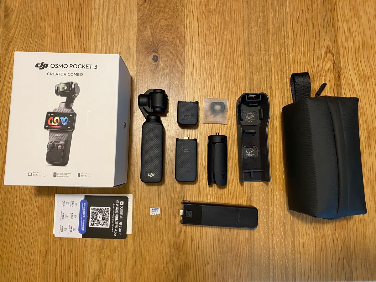 【目立った傷や汚れなし】DJI OSMO Pocket3 クリエイターコンボ/ジンバルカメラ/広角レンズ付/SDカード付/大容量バッテリー付/オズモポケット/オズポケ3の落札情報詳細 ...