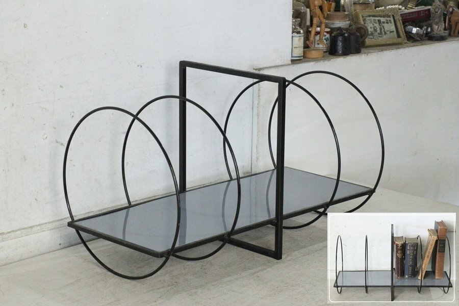 【傷や汚れあり】TB526アイアン ブックスタンド 鉄製/スチール/本立て/本棚/飾り棚/什器/陳列/ディスプレイ/卓上/インテリア/モダン/古道具タグボートの落札情報詳細 - Yahoo ...