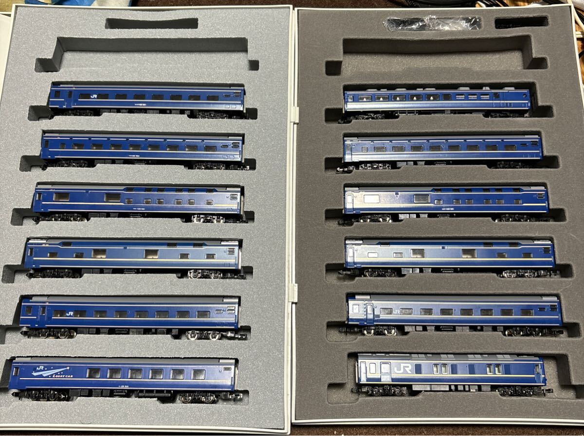 【全体的に状態が悪い】TOMIX Nゲージ 北斗星24系25形 JR東日本仕様全12両 臨時編成 ジャンク 寝台特急 鉄道模型 ブルートレイン ...