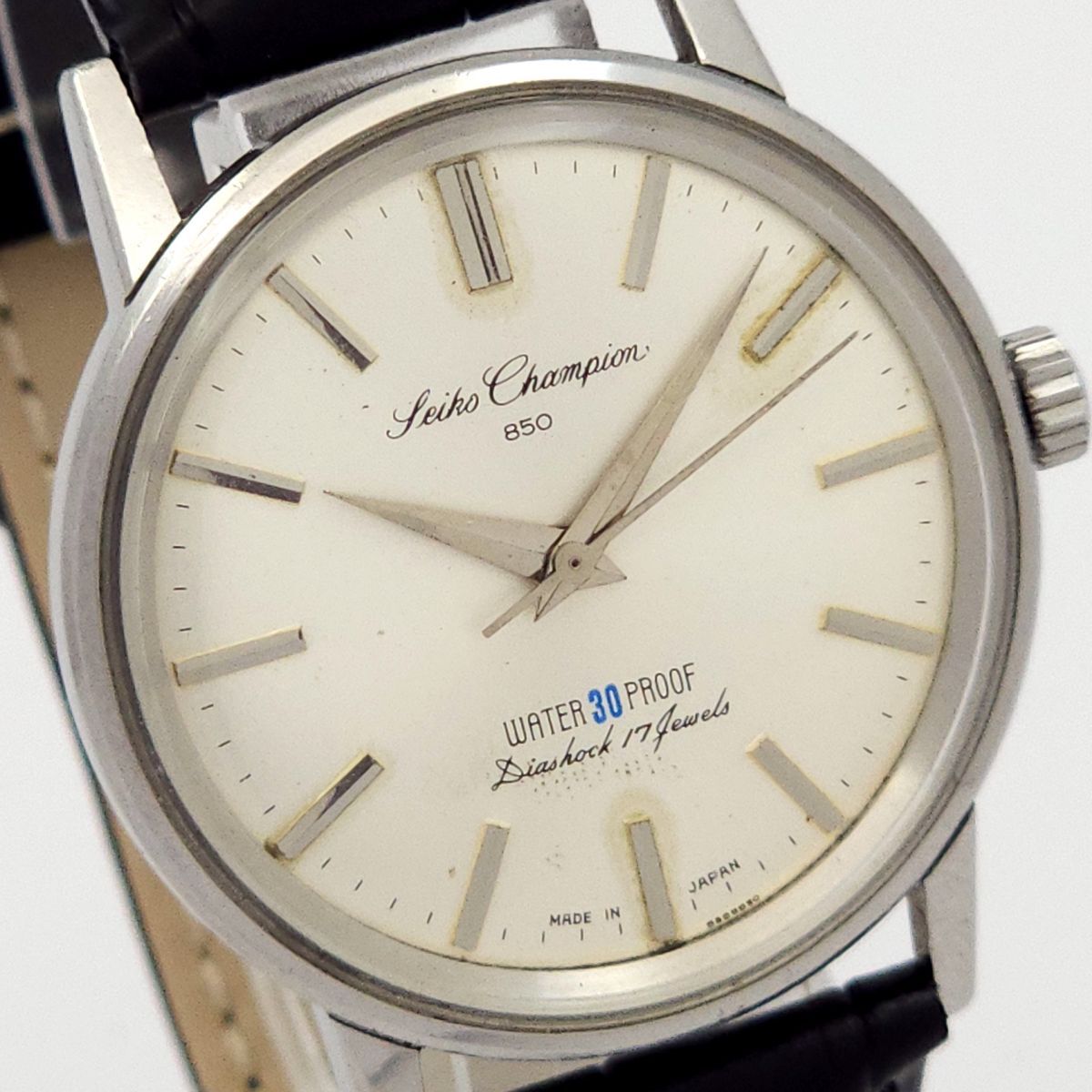 【やや傷や汚れあり】1円 SEIKO セイコー チャンピオン850 85898 手巻 動作品 タツノオトシゴ刻印 KB1003T（YY 16 ...