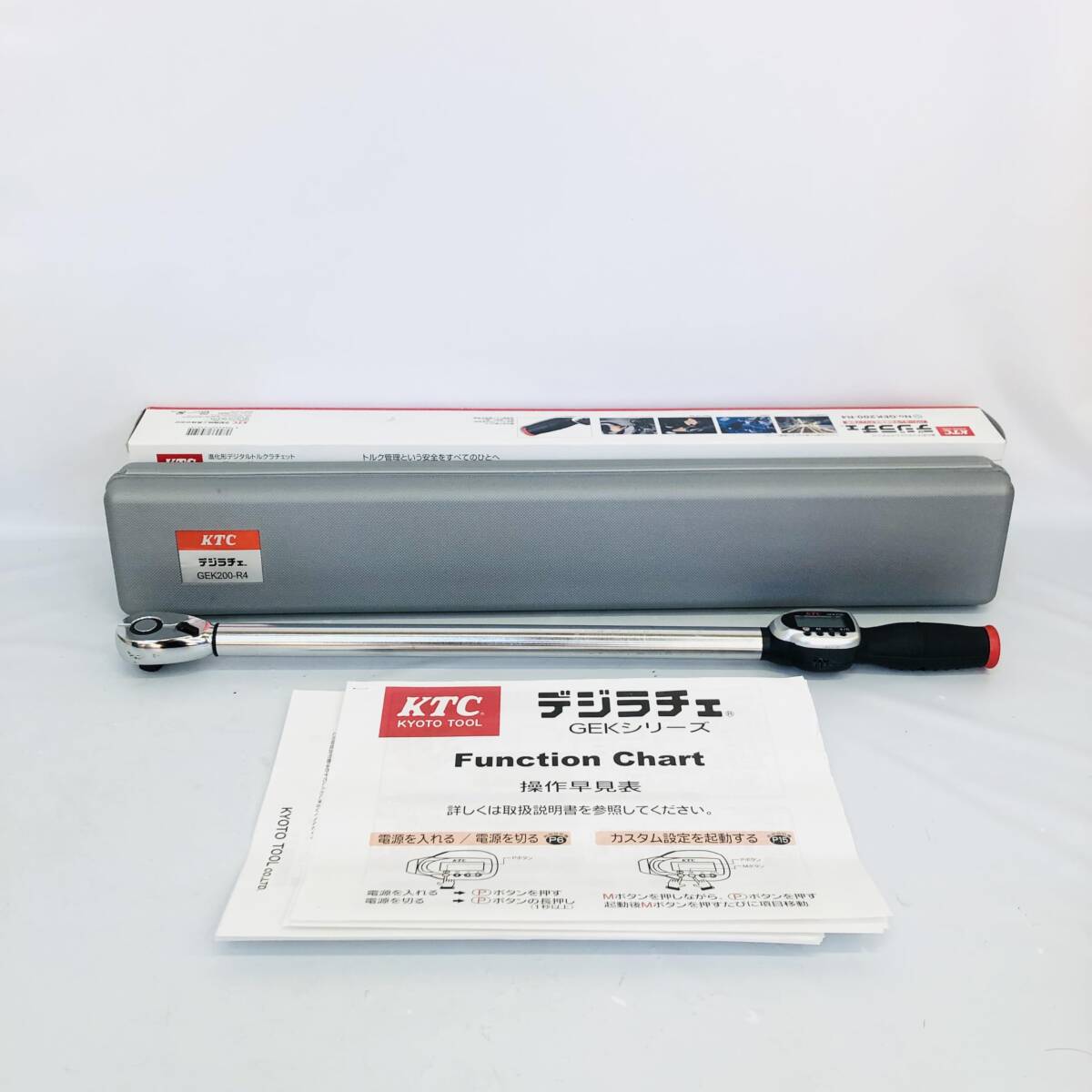 【目立った傷や汚れなし】京都機械工具(KTC) デジタルトルクレンチ デジラチェ GEK200-R4の落札情報詳細 - Yahoo!オークション落札価格検索 オークフリー