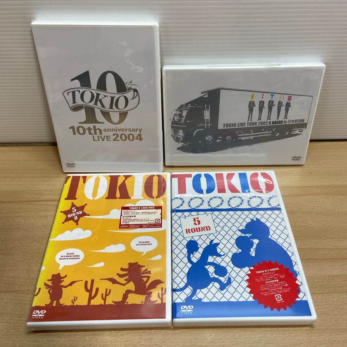 【未使用】新品 未開封 TOKIO DVD LIVE TOUR 2002/TOKIO 10周年ライブDVD/5 ROUND/5 ROUND II まとめて4点セット (1-2)193の落札情報 ...