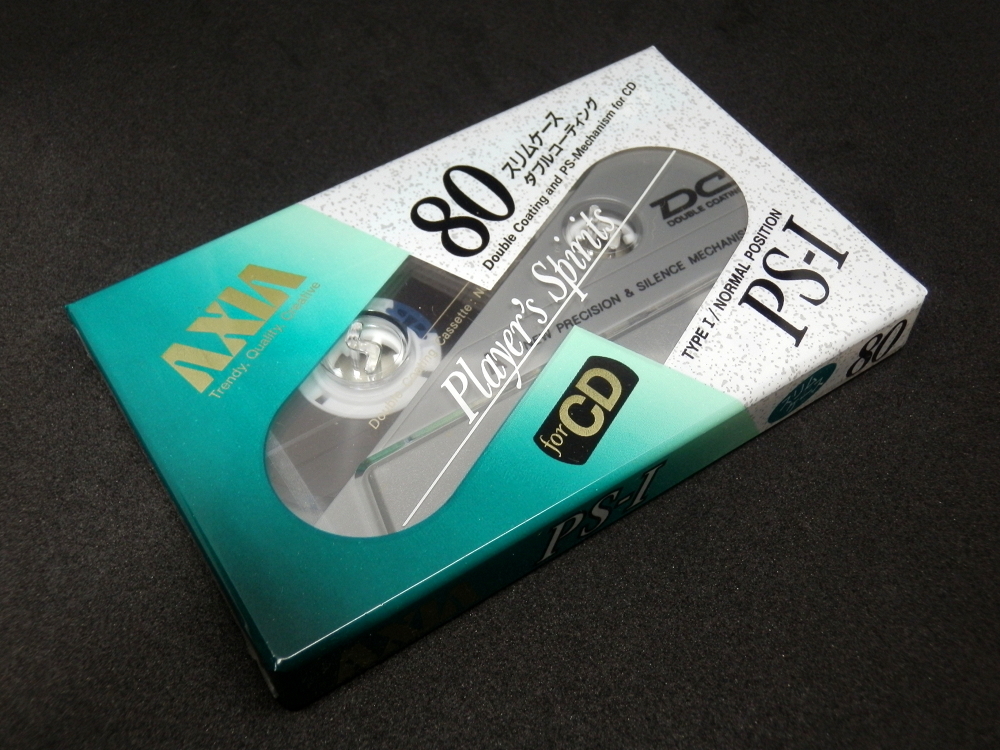 【未使用】未使用カセットテープ AXIA PS-I 80（ PS-1 B 80 ）ノーマルポジション・日本製（3）の落札情報詳細 - Yahoo!オークション落札価格検索 オークフリー