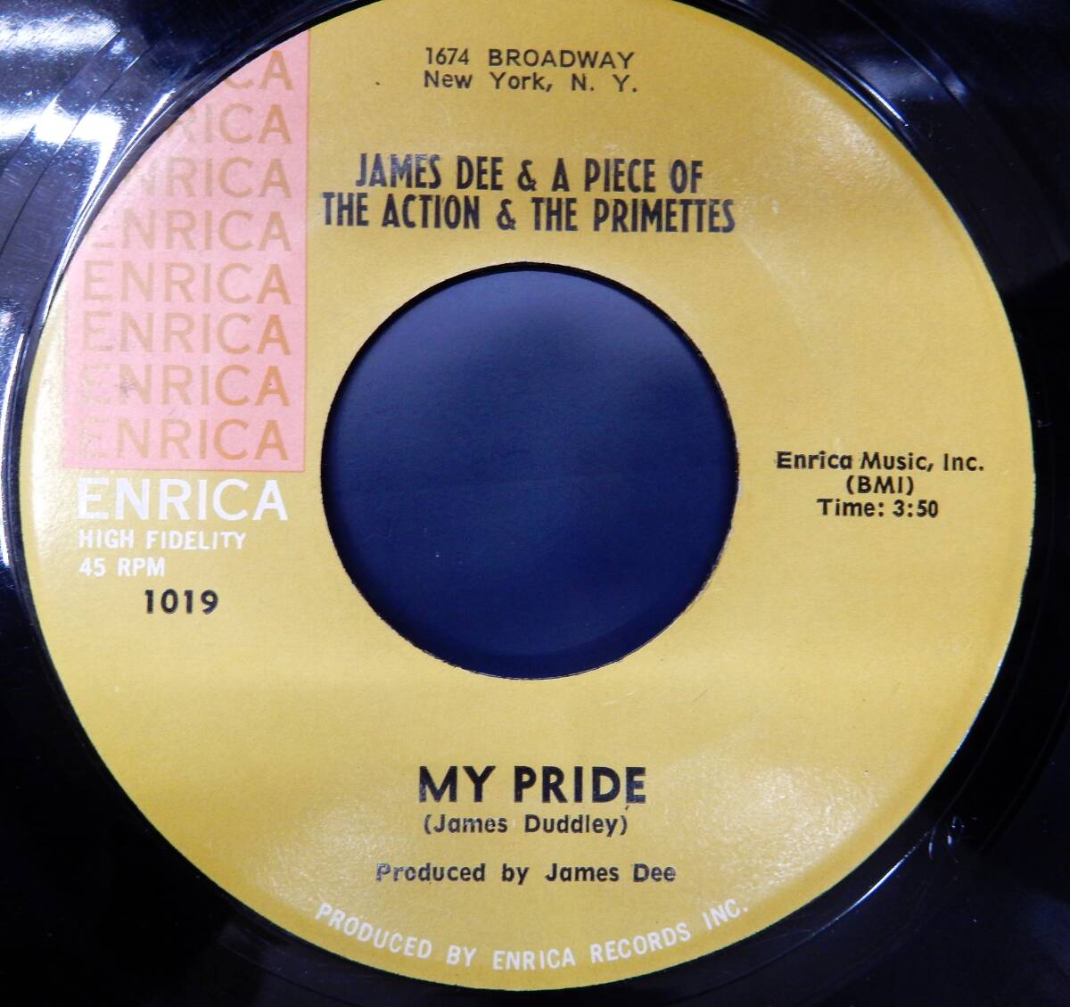 【傷や汚れあり】EP) JAMES DEE & A PIECE OF THE ACTION & THE PRIMETTES MY PRIDEの ...