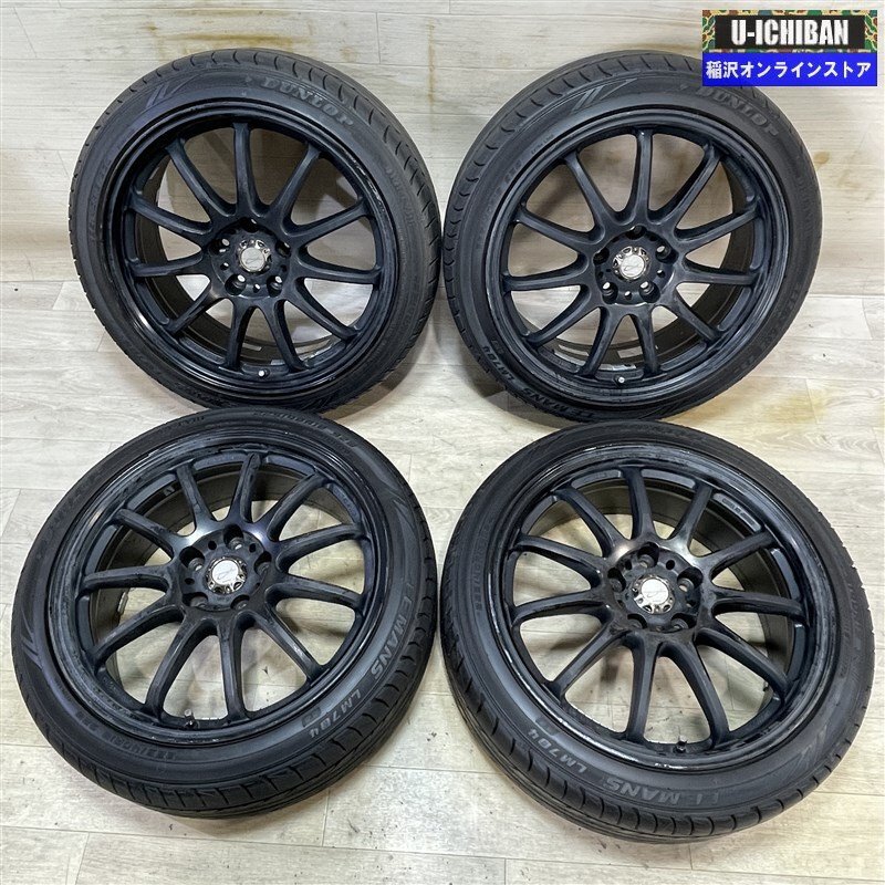 【傷や汚れあり】アルテッツア 等 ワーク エモーション 11R 7.5-18+47 5H114.3 ダンロップ ルマン704 225/40R18 18インチ 4本セット 009kの落札情報詳細 ...