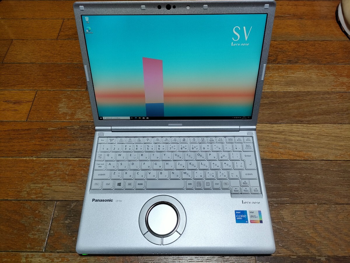 【目立った傷や汚れなし】超美品高性能 【累積稼働2460時間】SIMフリーLTE Panasonic Let's Note CF-SV1RFLVS Core i5-1145G7 メモリー ...