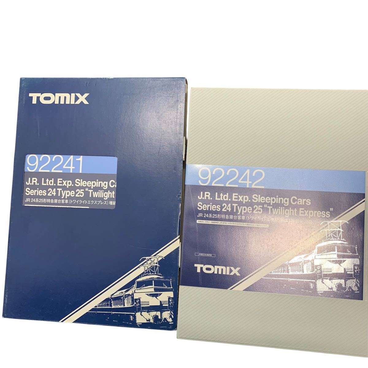 【未使用に近い】美品 TOMIX 92241 92242 JR 24系 25形 特急寝台客車 トワイライトエクスプレス 増結セット Nゲージ ...
