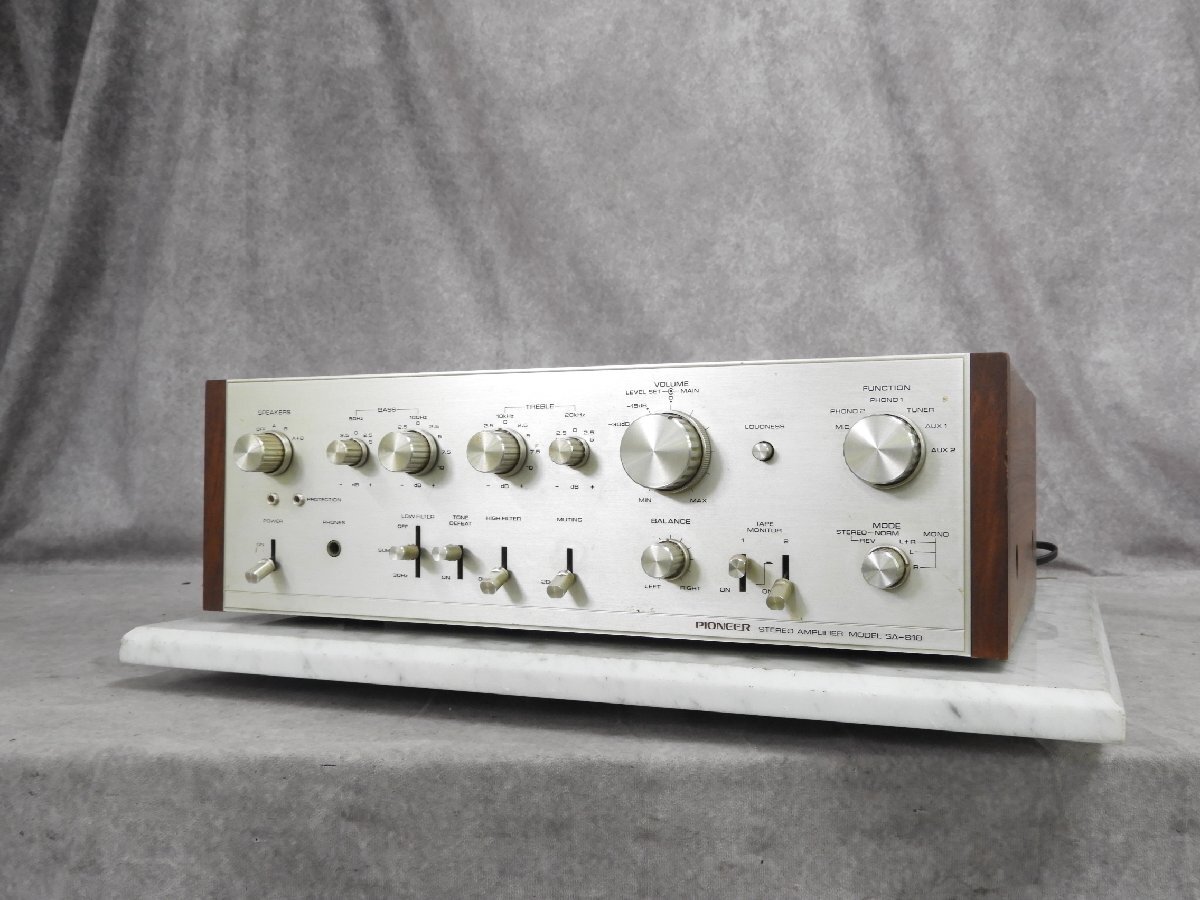 【傷や汚れあり】☆ PIONEER パイオニア SA-810 プリメインアンプ ☆ジャンク☆の落札情報詳細 - Yahoo!オークション落札価格検索 オークフリー