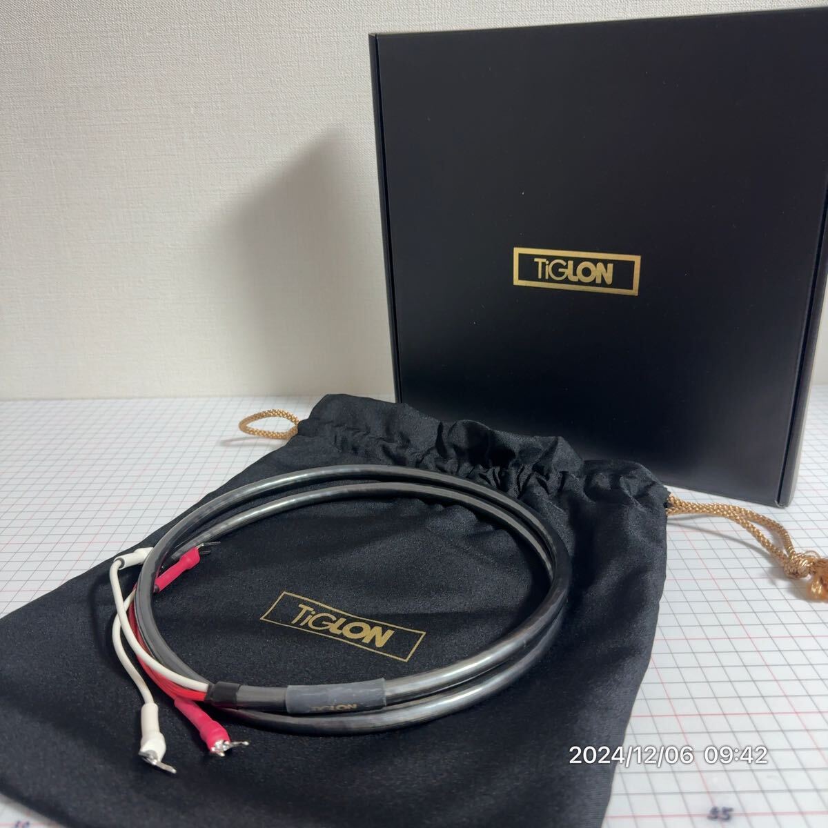 【目立った傷や汚れなし】1000円〜 TiGLON ティグロン magnesium shield cable マグネシウムシールドケーブル 約1.5m スピーカーケーブル の落札情報詳細 ...