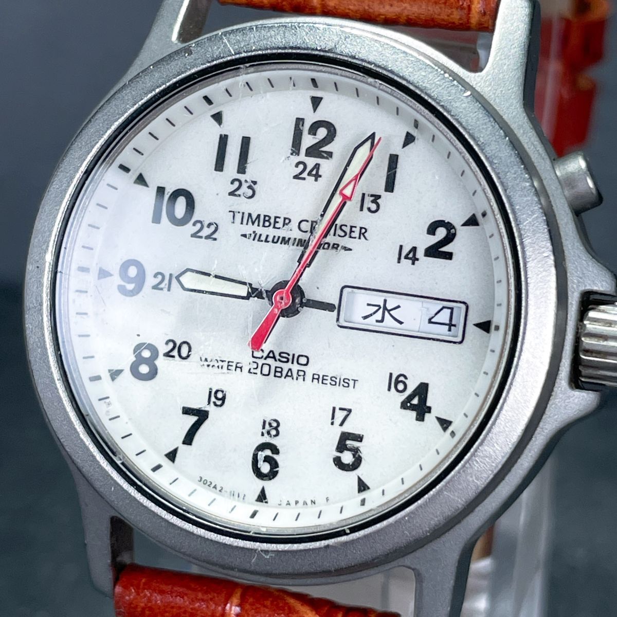 【やや傷や汚れあり】CASIO カシオ TIMBER CRUISER ティンバークルーザー TIC-2 腕時計 アナログ クオーツ 3針 カレンダー 新品電池交換済み 動作確認済みの落札情報 ...