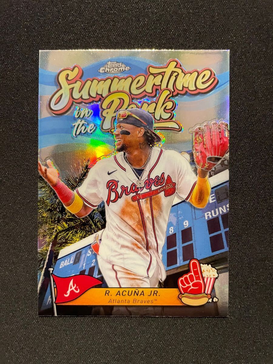 【未使用】【1円スタート】Topps 2024 Chrome Baseball Ronald Acuna Jr. アクーニャ Summer ...