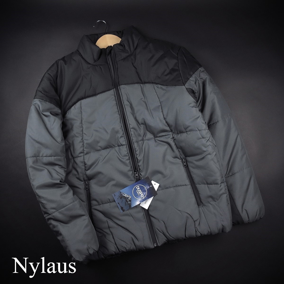 【未使用】新品★Nylaus/ナイラス/バイカラー切り替え デュスポ スタンドカラー 中綿 ブルゾン618/ホワイト/【XL】の落札情報詳細 - Yahoo!オークション落札価格検索 オークフリー