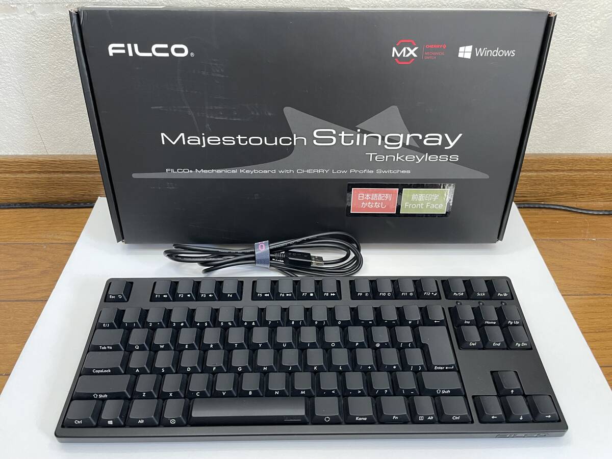 【やや傷や汚れあり】FILCO Majestouch Stingray Tenkeyless [LowProfile赤軸]テンキーレス・日本語かななし・前面印字 【静音ワッシャ装着】の落札情報 ...