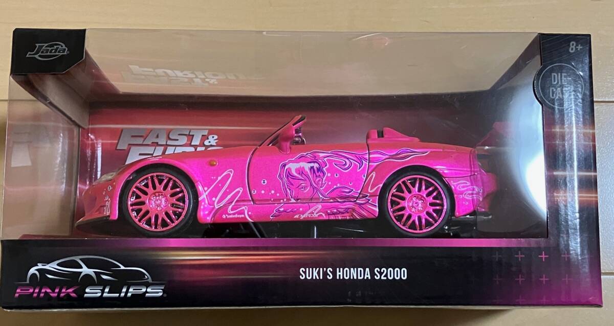 【未使用】Jada ★ PINK SLIPS FAST ＆ FURIOUS SUKI'S HONDA S2000 DIE-CAST 1/24 ...