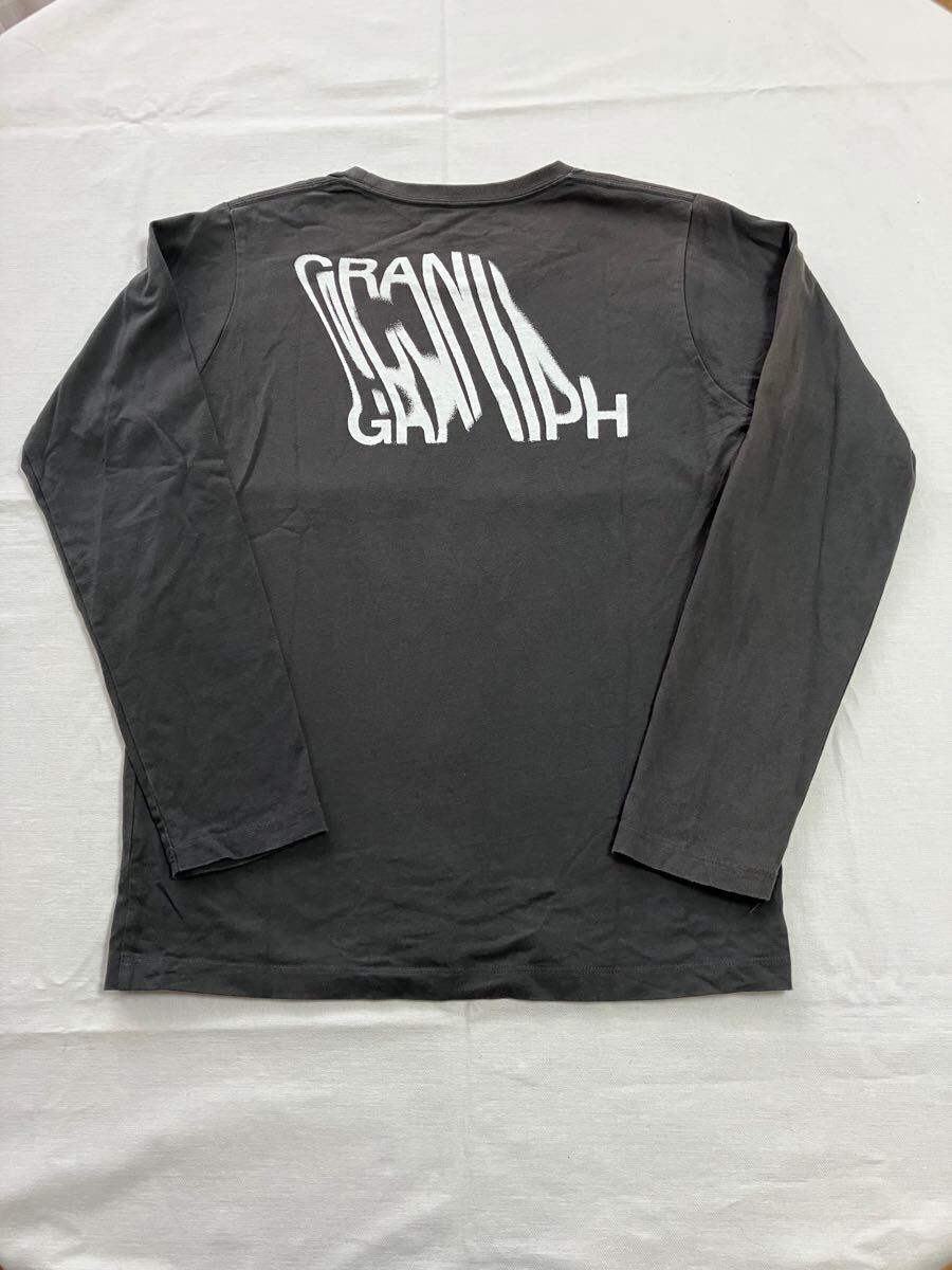 【目立った傷や汚れなし】me中古★ロンT★長袖Tシャツ【グラニフgraniph】SSサイズ★160㎝位★グレー★グラフィックデザイン★トップス★綿100%★送料¥185★同梱可の落札情報詳細 ...