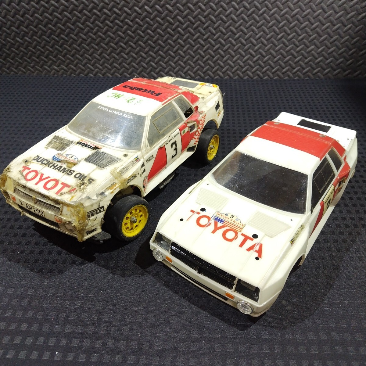 【全体的に状態が悪い】タミヤ 1/12 トヨタ セリカ Gr.B ラリースペシャル TAMIYA TOYOTA CELICA rally special RX-540VZ テクニゴールド ...