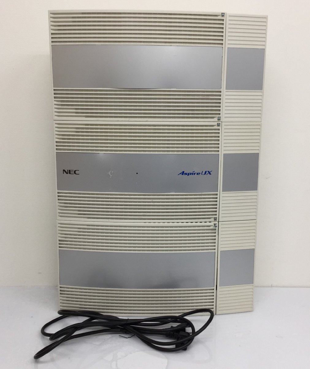 【やや傷や汚れあり】NEC Aspire UX 主装置 IP5D-3KSU-B1+IP5D-CABLE BOX SET+ IP5D-3KSU-E1+CCPU-A1+4HOFU-C1 ...