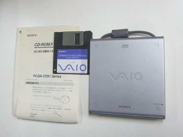 【傷や汚れあり】Sony PCGA-CD51 PCカード 外付 CD ドライブ ソニー Vaio CD-ROM Cardbusの落札情報詳細 ...
