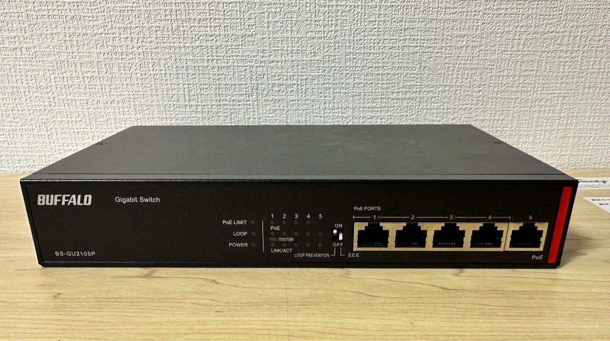 【やや傷や汚れあり】☆バッファロー/BUFFALO Gigabit PoE Switch BS-GS2008P！(MID-2727)「60サイズ」☆の落札情報詳細 - Yahoo!オークション ...