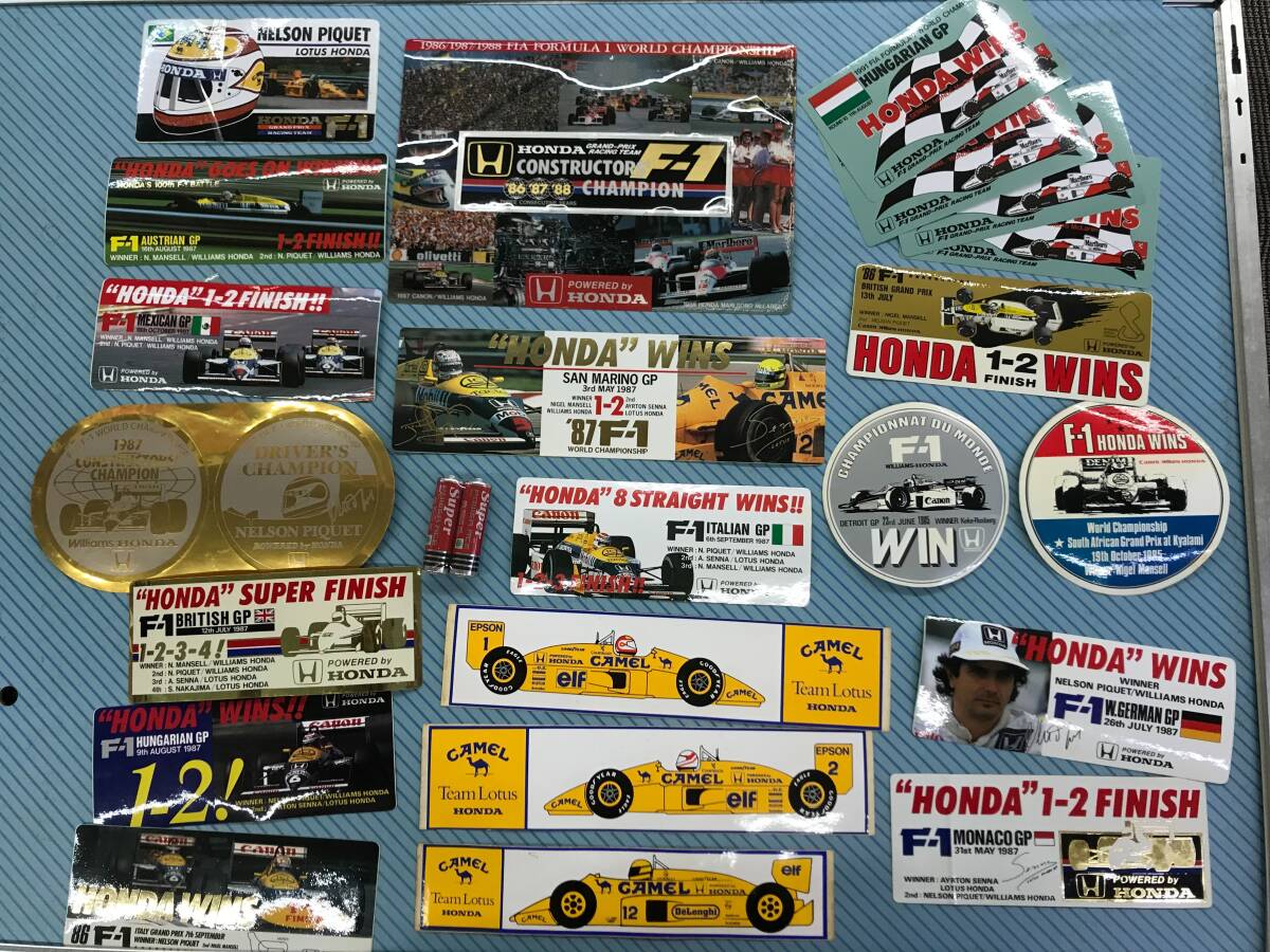 【やや傷や汚れあり】② 当時物 F-1 ステッカー HONDA まとめての落札情報詳細 - Yahoo!オークション落札価格検索 オークフリー