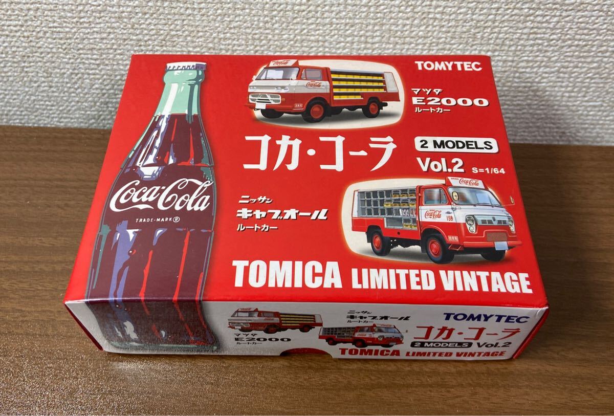 【目立った傷や汚れなし】トミカリミテッドヴィンテージ コカ コーラ 2MODELS Vol.2 日産 キャブオール ルートカー マツダ E2000 ルートカー 1/64の落札情報詳細 ...