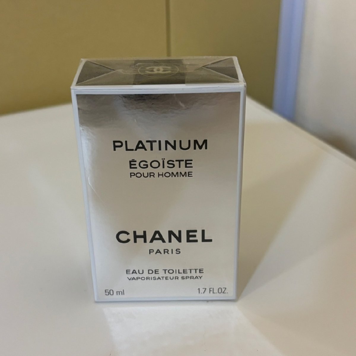 【未使用に近い】【WSB981】【未開封】CHANEL シャネル PLATINUM EGOISTE POUR HOMME 50ml EAU DE TOILETTE VAPORISATEUR ...