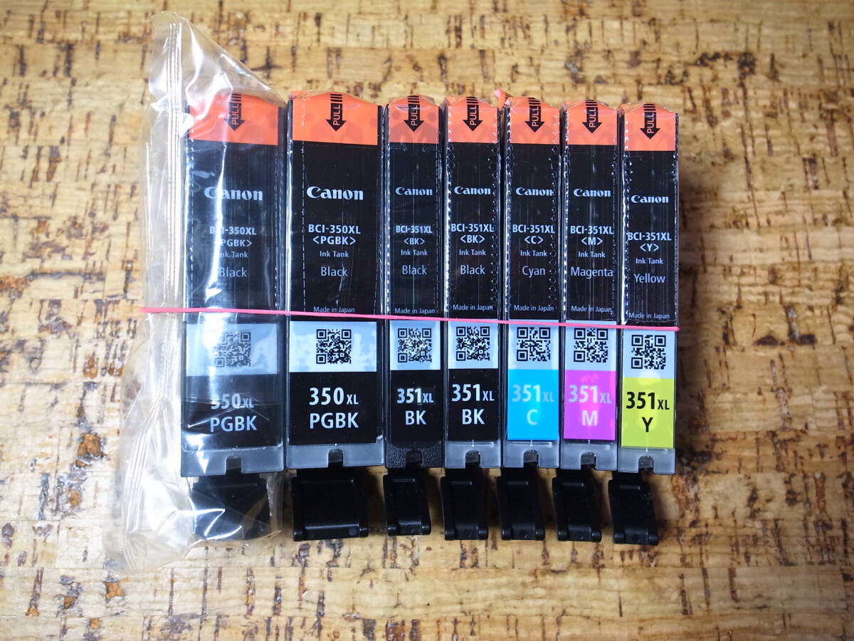 【未使用】【未開封/送料無料】Canon ★ 純正インク BCI-351XL+350XL/5MP 大容量 5色 7個セット ★ キャノンの落札情報詳細 - Yahoo!オークション落札価格検索 ...