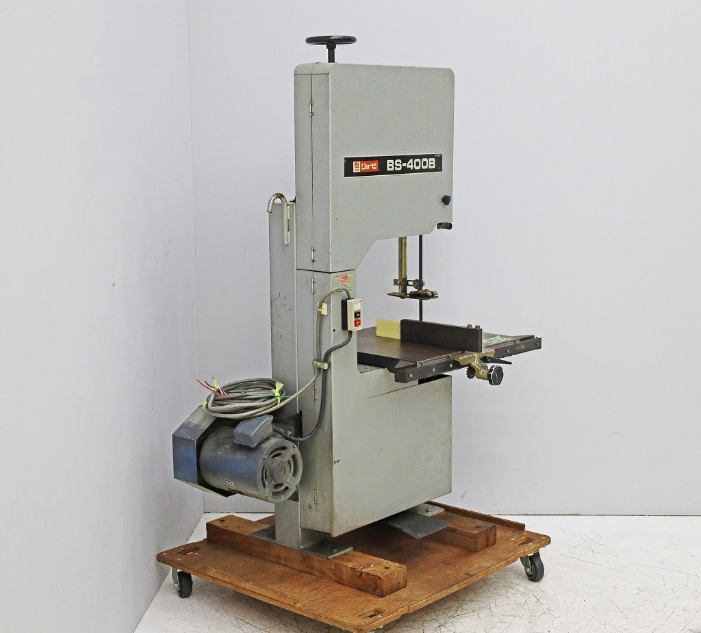 【傷や汚れあり】0083C25 RYOBI リョービ バンドソー BS-400B 三相200V 帯鋸盤 帯のこ盤 木工切断機の落札情報詳細 - Yahoo!オークション落札価格検索 オークフリー
