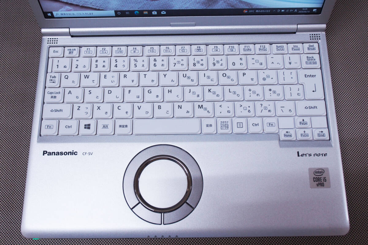 【やや傷や汚れあり】【1円～】累積2660時間 バッテリー良好！10世代i5＆DVDマルチ搭載！Let's note CF-SV9RDAVS i5-10310U 8G SSD256G 12 ...