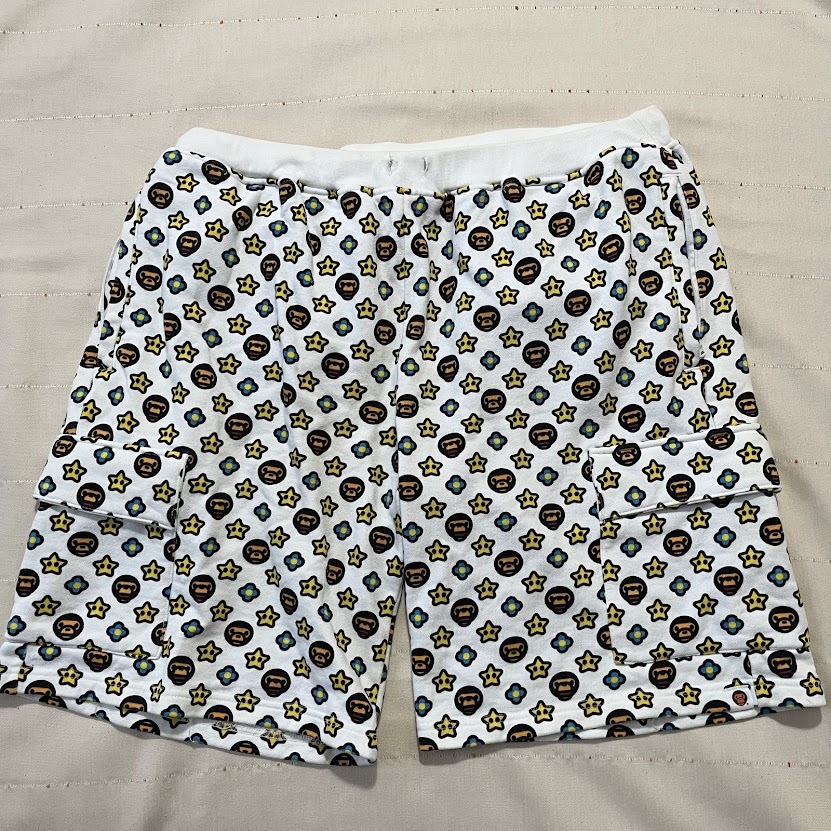 【目立った傷や汚れなし】★size L★ OG Vintage NIGO BAPE a bathing ape エイプ べイプ マイロ ハーフ ...