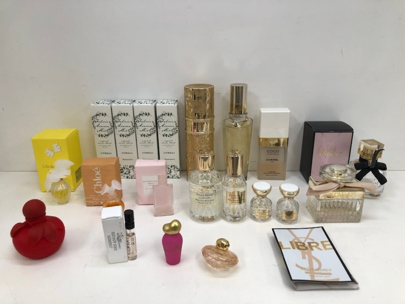 【傷や汚れあり】香水 まとめ売り ニナリッチ Nina Ricci ジル・スチュアート クロエ Chlo シャネル CHANEL イヴ ...