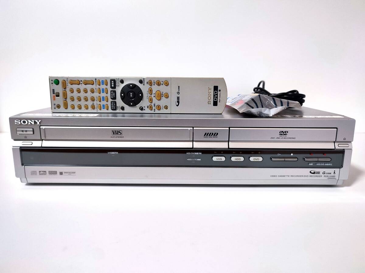 【傷や汚れあり】 内部まで清掃・整備済み SONY RDR-VH85 VHS⇔DVD⇔HDDダビングデッキ VHSギアを新品に交換 リモコン/取説CD付き ソニーの落札情報詳細 - Yahoo ...