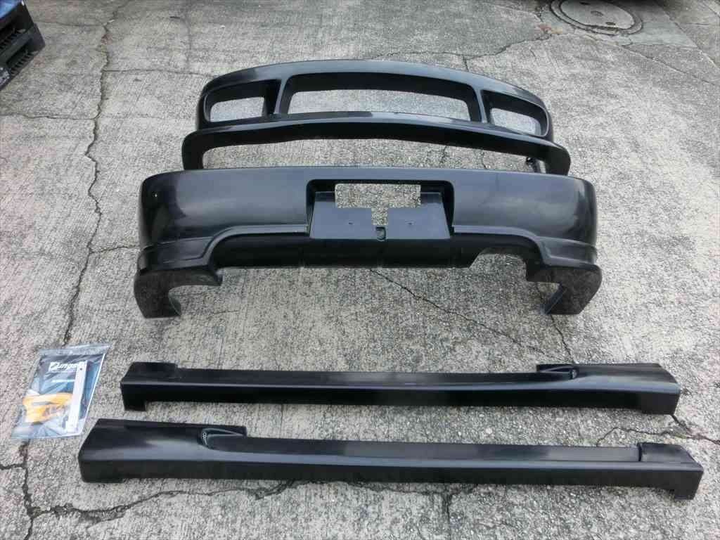 【傷や汚れあり】T【4む-46】【西濃】★イングス ings インテグラ TypeR DC2 N-SPEC エアロ3点セット FRP/※傷汚れ ...