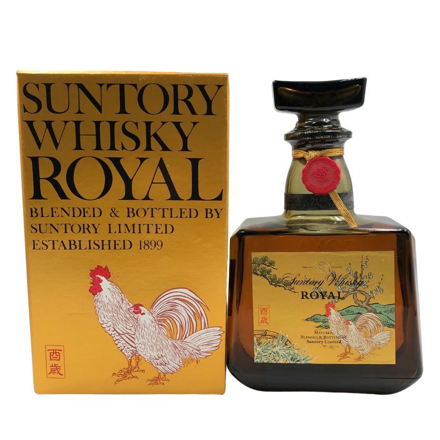 【未使用】東京都限定 サントリー ローヤル 酉年ラベル 2005 720ml 43% SUNTORY ROYAL ウィスキー【W】の落札情報詳細 - Yahoo!オークション落札価格検索 オークフリー
